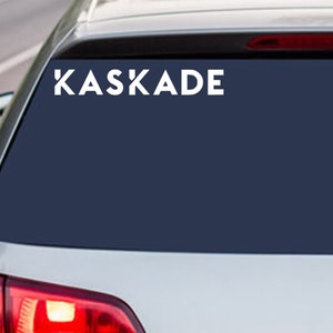 KASKADE DECAL - Multiple Colors & Sizes Including Glow in the Dark ...