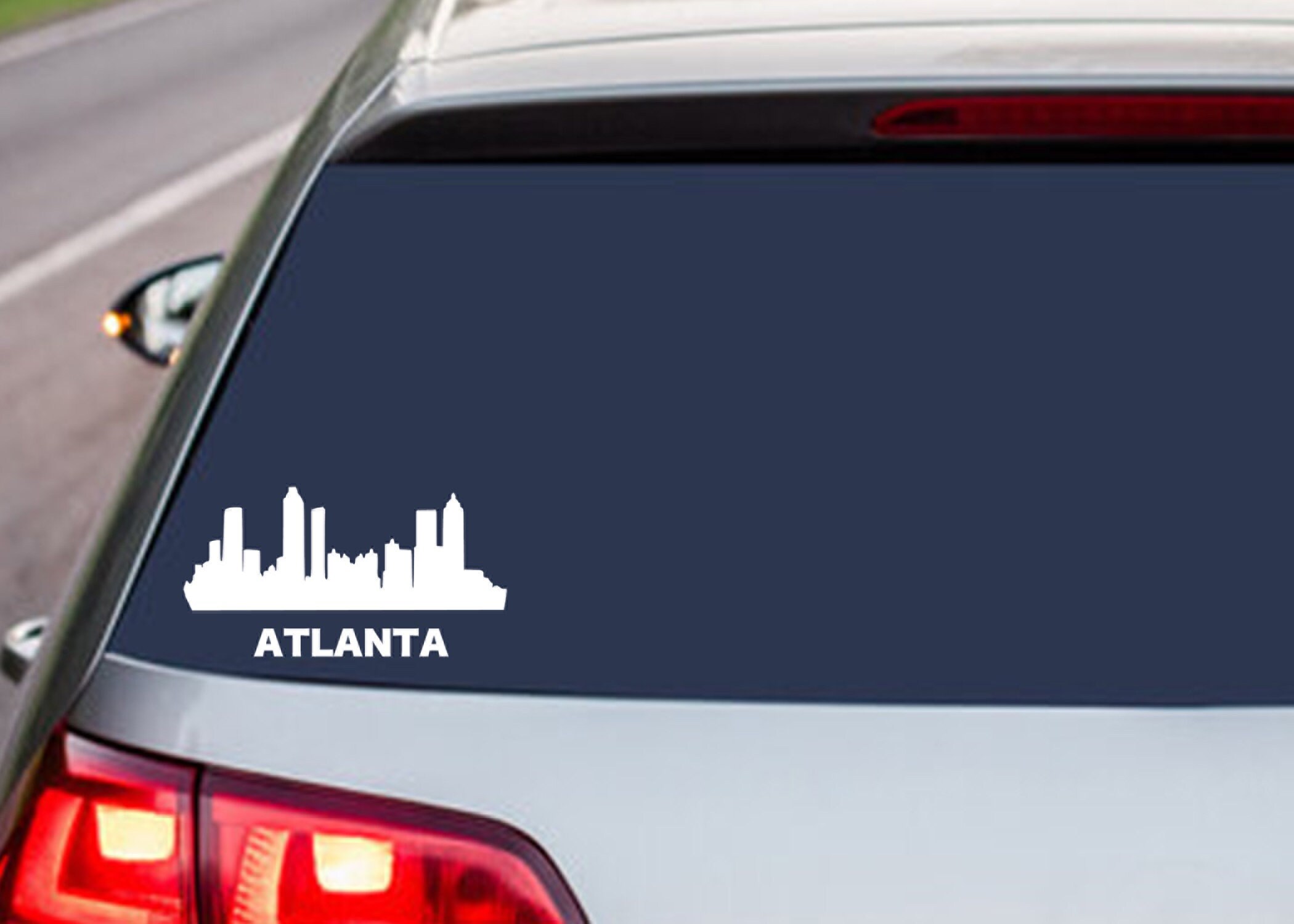 ATLANTA SKYLINE DECAL - Multiple Colors & Sizes Including Glow in the ...