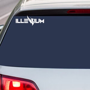 ILLENIUM NAME LOGO Decal Multiple Colors & Sizes Including Glow in the ...