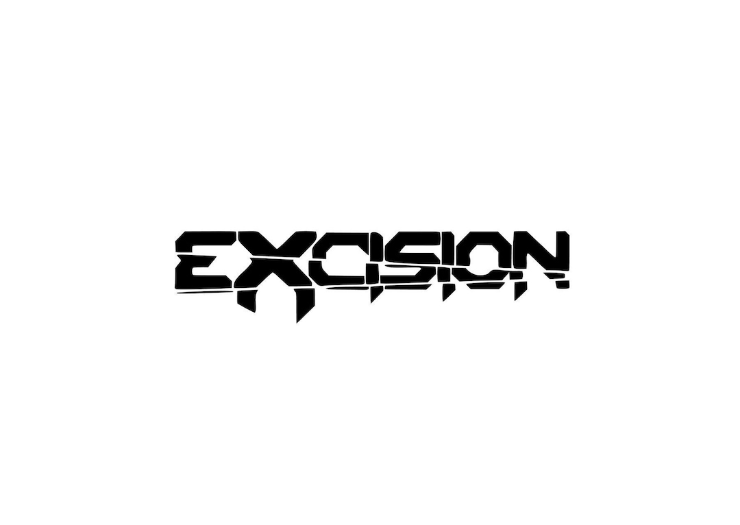 EXCISION DECAL Multiple Colors & Sizes Including Glow in the Dark Car ...