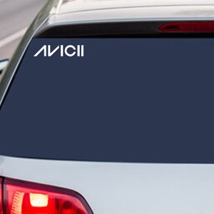 AVICII DECAL - Multiple Colors & Sizes Including Glow in the Dark - Car ...