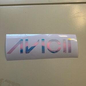 AVICII DECAL - Multiple Colors & Sizes Including Glow in the Dark - Car ...