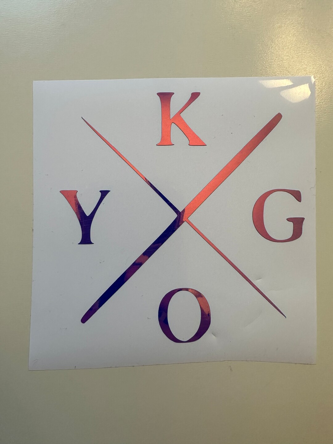KYGO LOGO DECAL - Multiple Colors & Sizes Including Glow in the Dark ...