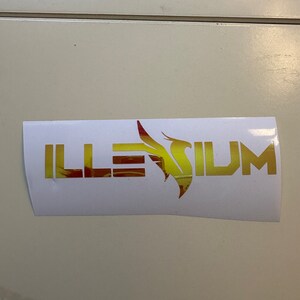 ILLENIUM NAME LOGO Decal Multiple Colors & Sizes Including Glow in the ...