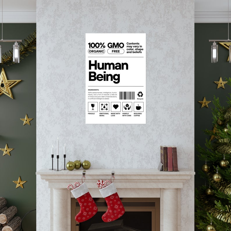 Human Being Poster - Etsy