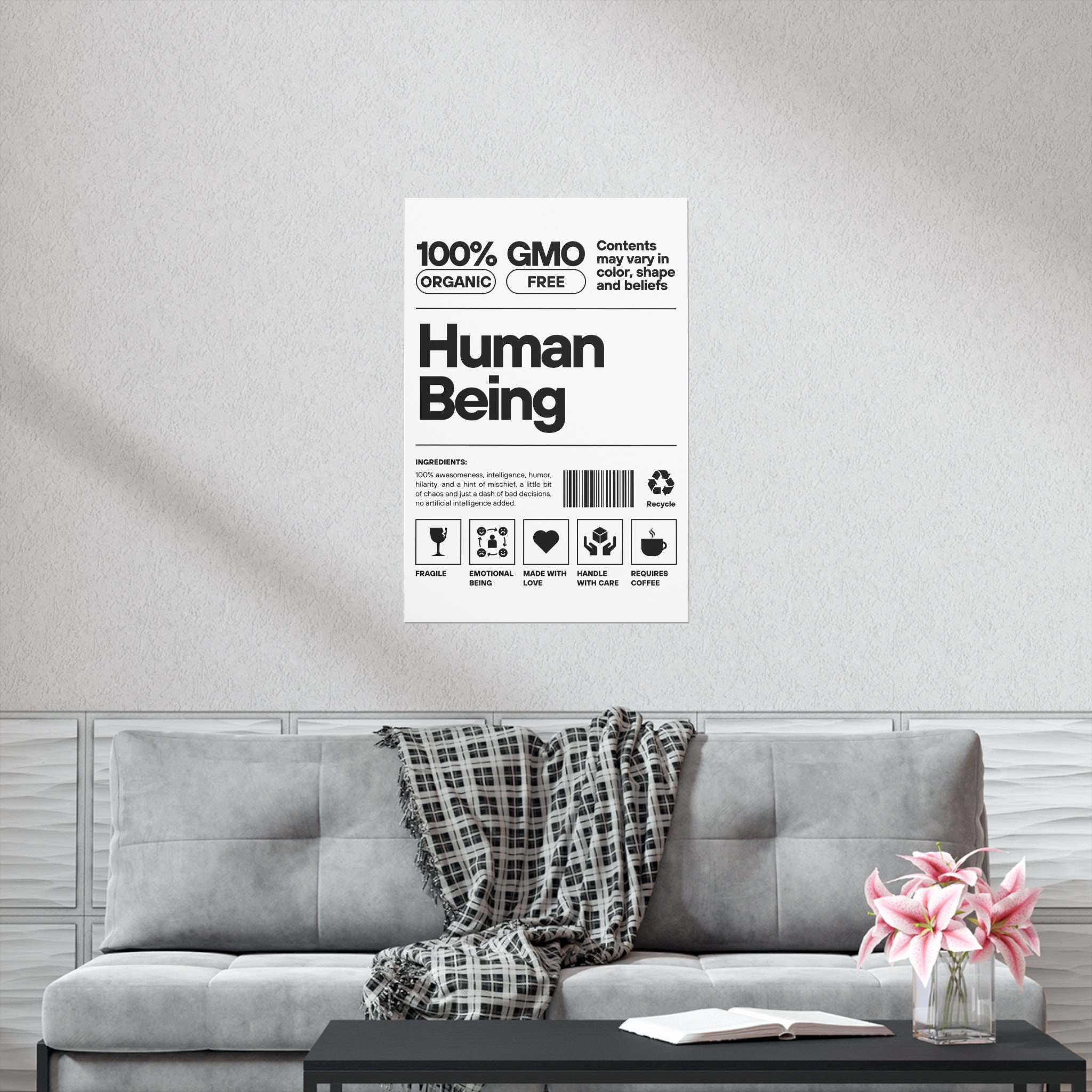 Human Being Poster - Etsy