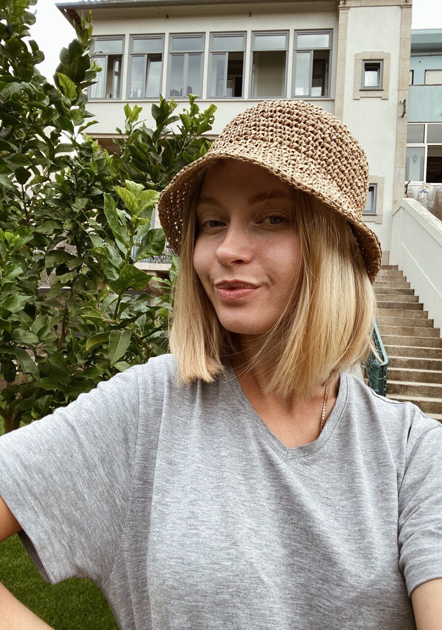 Crochet Raffia Bucket Hat - Etsy