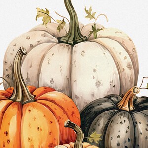 Pumpkin Wall Art, Fall Printable Wall Art, Autumn Print, Farmhouse ...