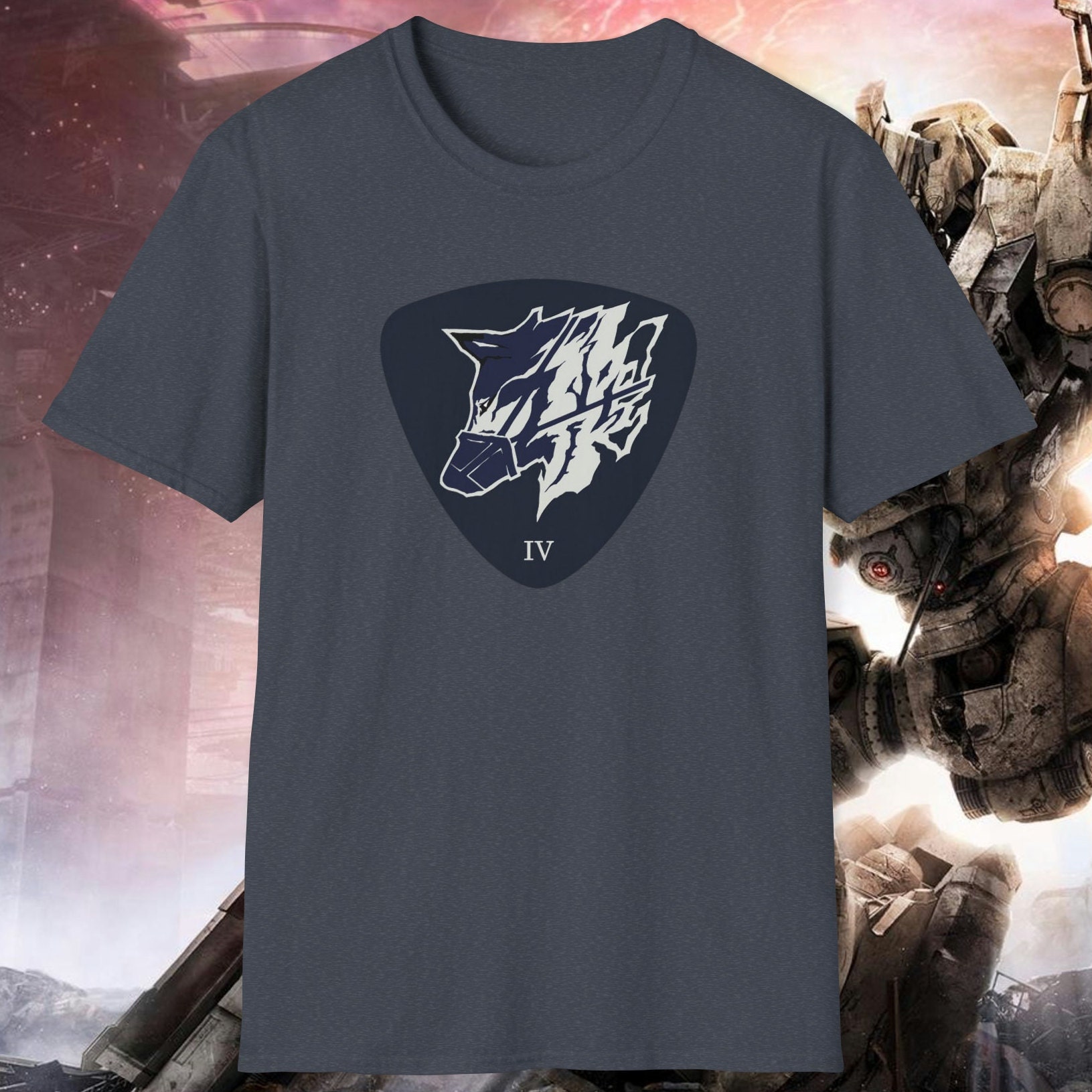 V.IV Rusty Armored Core VI Fires of Rubicon Unisex Softstyle T-shirt - Etsy