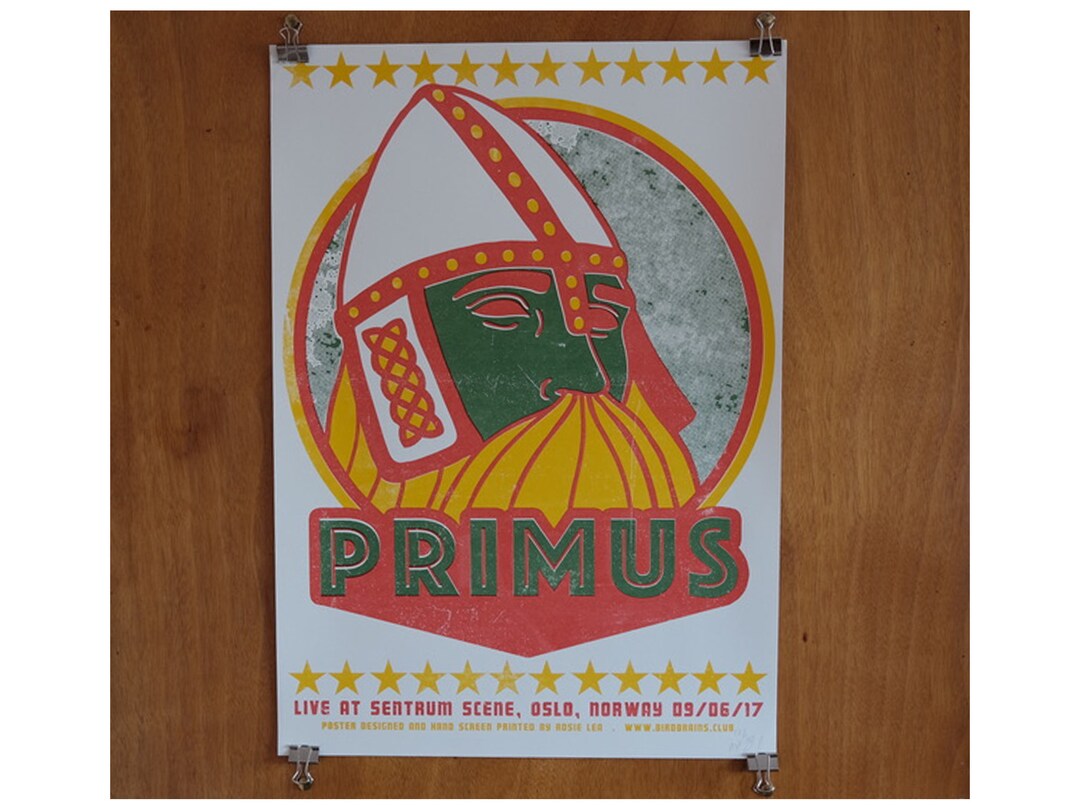Primus LTD Edition Screen Print Gig Poster - Etsy