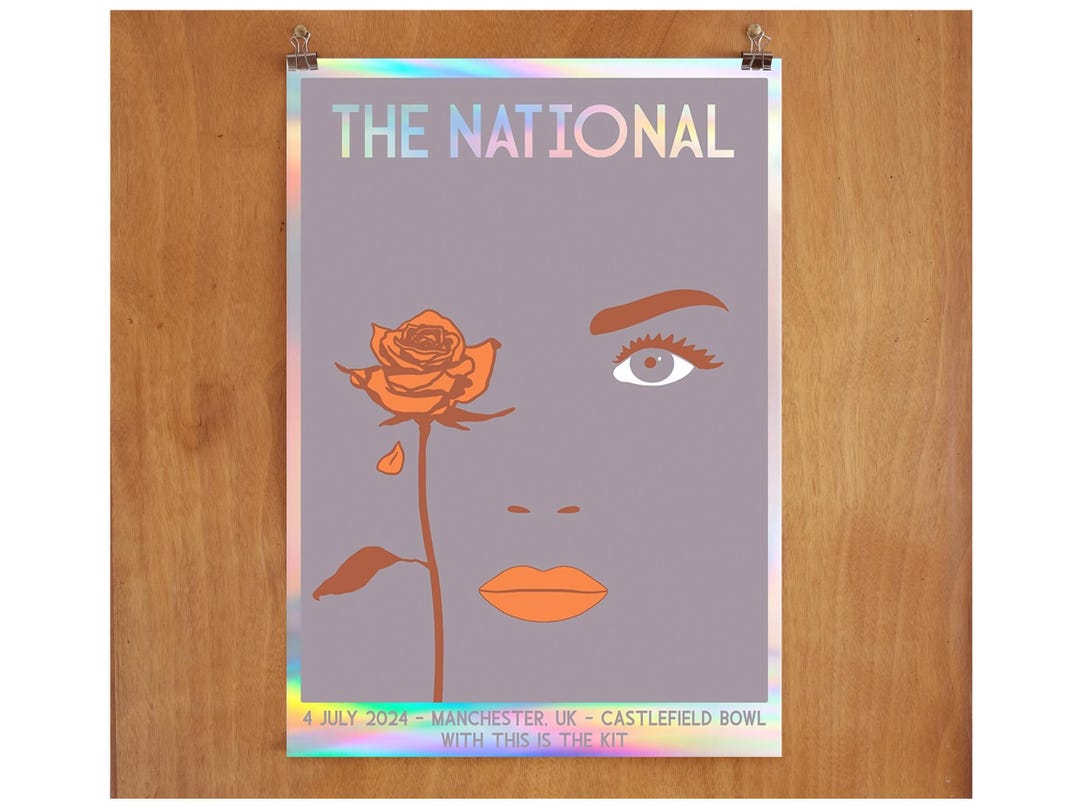 The National LTD Edition Screen Print Gig Poster - Etsy