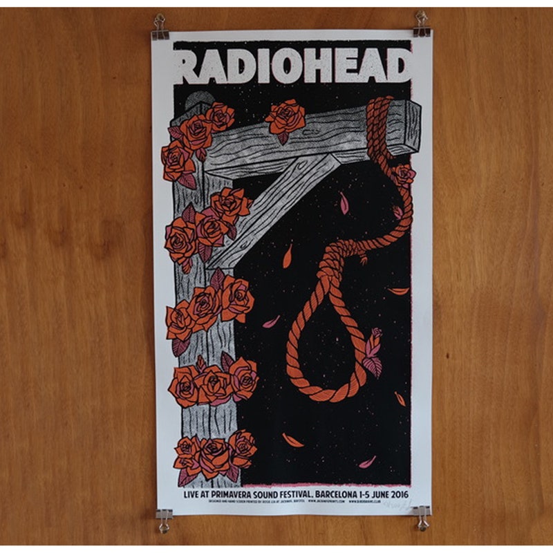 Radiohead Poster - Etsy