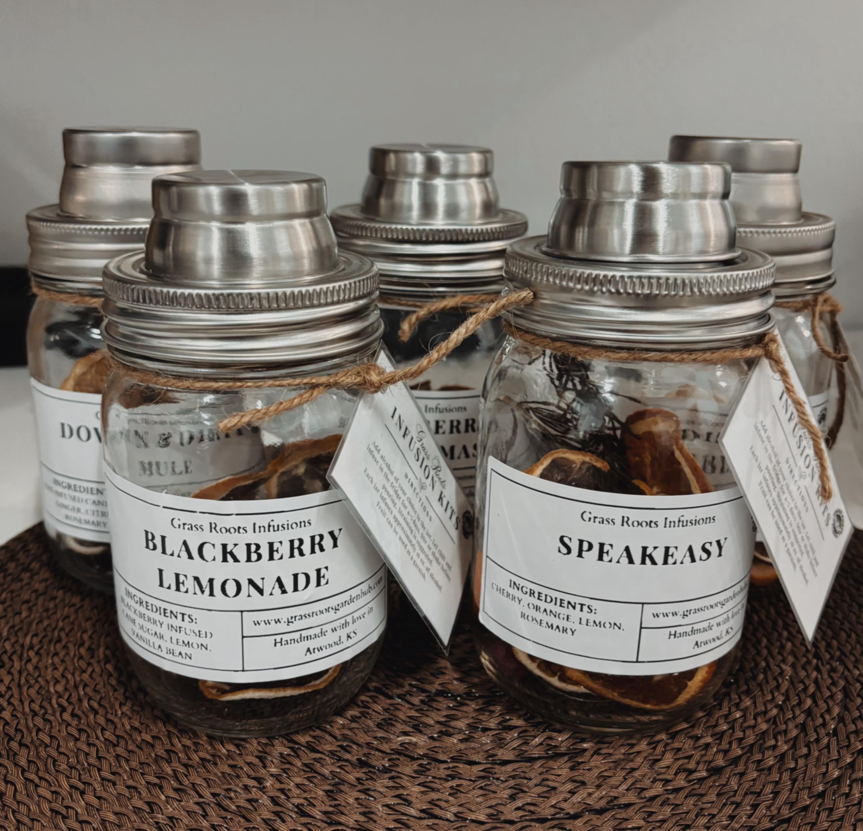 Grass Roots Infusion Kits, Just Add Booze, Cocktail Infusions - Etsy