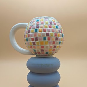 Handmade Disco Ball Mug: Ceramic Coffee Cup - Etsy