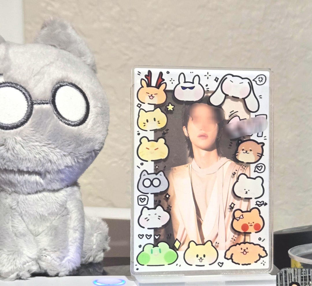 SVT Acrylic Photocard Stand, Kpop Photo Card Holder, Boy Band Merch - Etsy