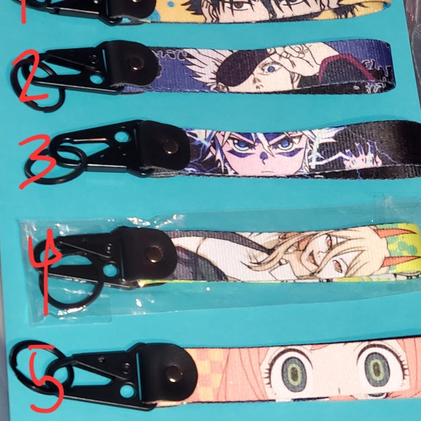 Anime Key Chains Wrist - Etsy