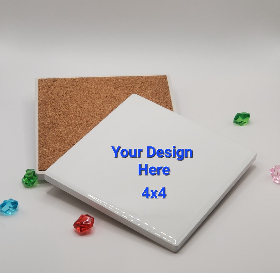 Custom Ceramic Tile Drink Coaster, Unique Handcrafted Sublimated ...