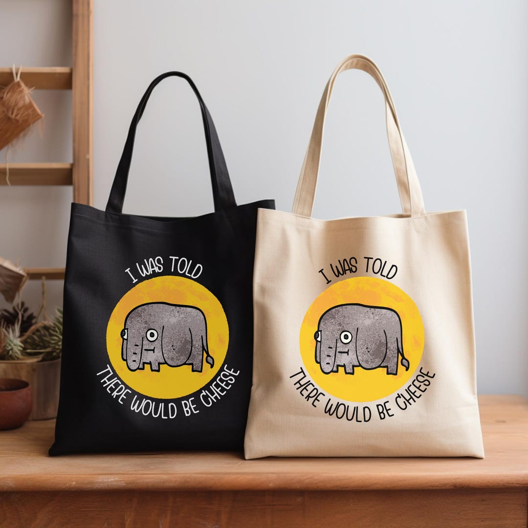 Funny Cheese Lover Tote Bag, I Love Cheese Bag, Gift for Cheese ...