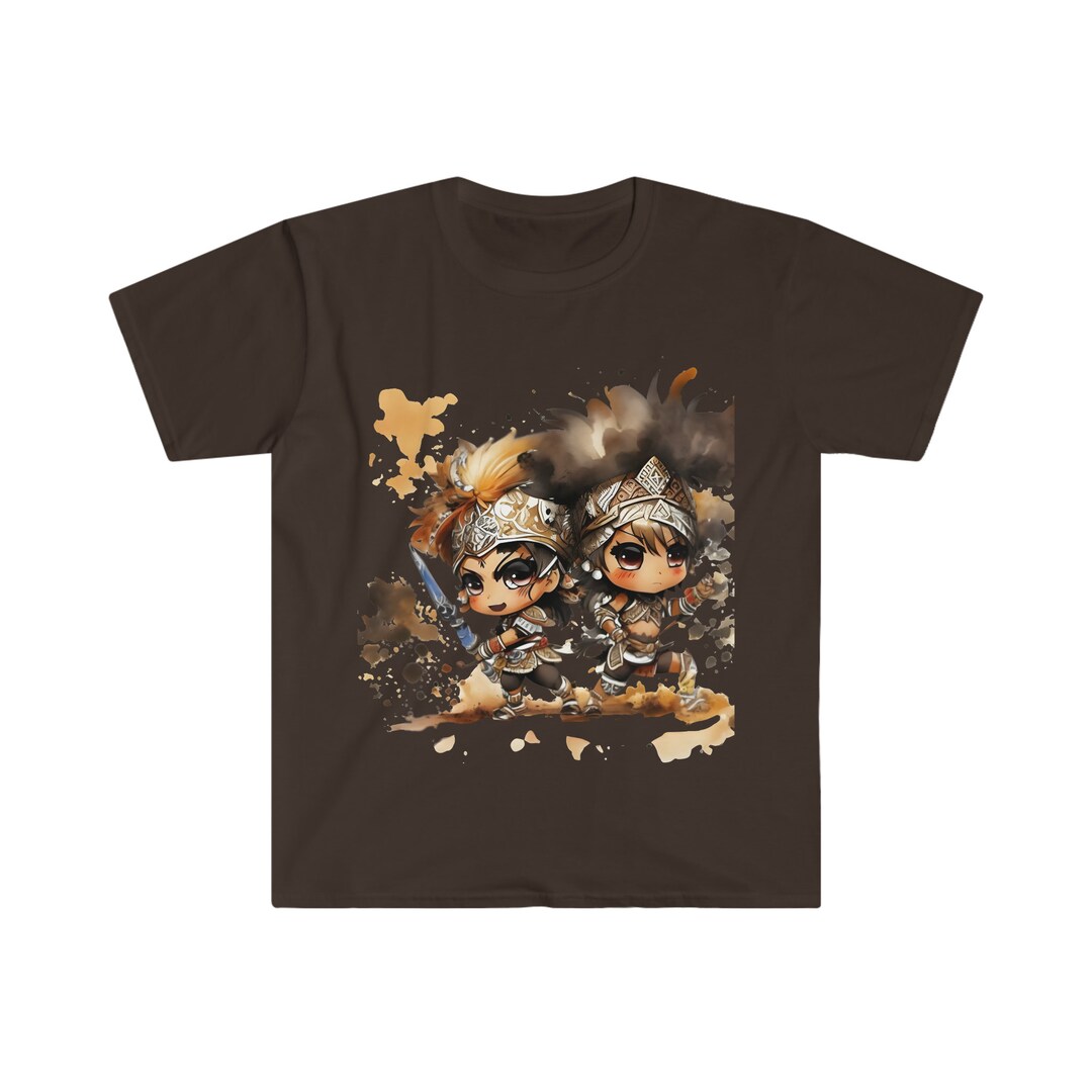 Fierce Inked Tribe: Chibi Zulu Heroes Unite, Kawaii Graphic Tee, Chibi ...
