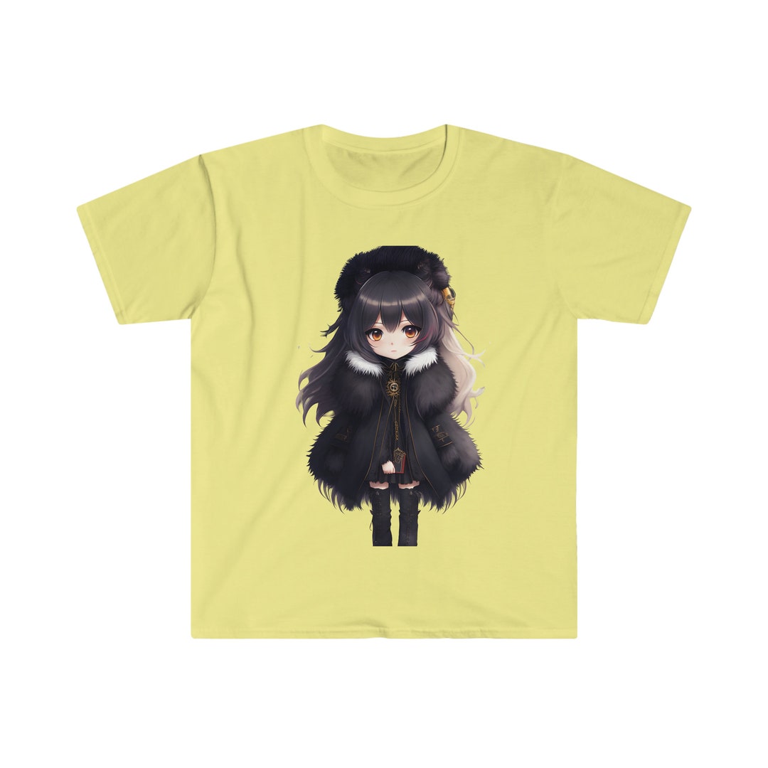 Chibi Anime Girl, Anime Girl With Hat, Kawaii Shirt, Cute Anime Girl ...