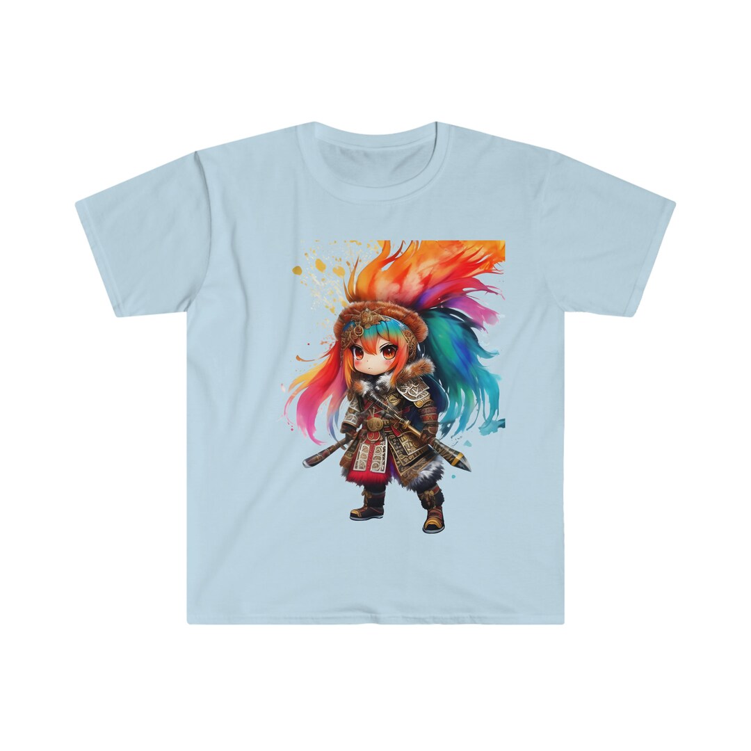 Chibi Zulu Warriors: Anime Adventure, Kawaii Graphic Tee, Chibi Anime ...
