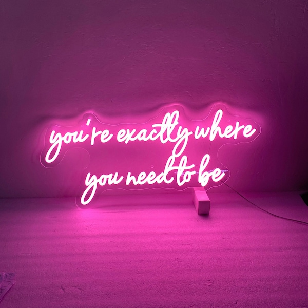 You Are Exactly Where You Need to Be - Etsy