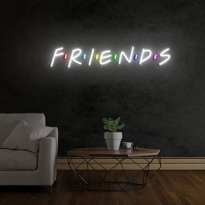 Friends Neon Sign Light, Friends Home Decor, Friends Sign, Gift for ...