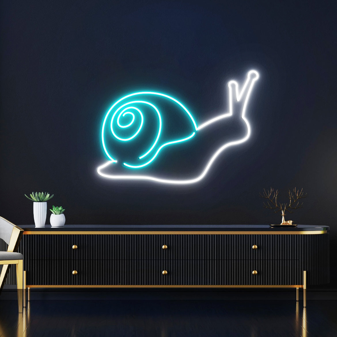 Snail Neon Sign Snail Wall Art Snail Neon Light Decorations - Etsy