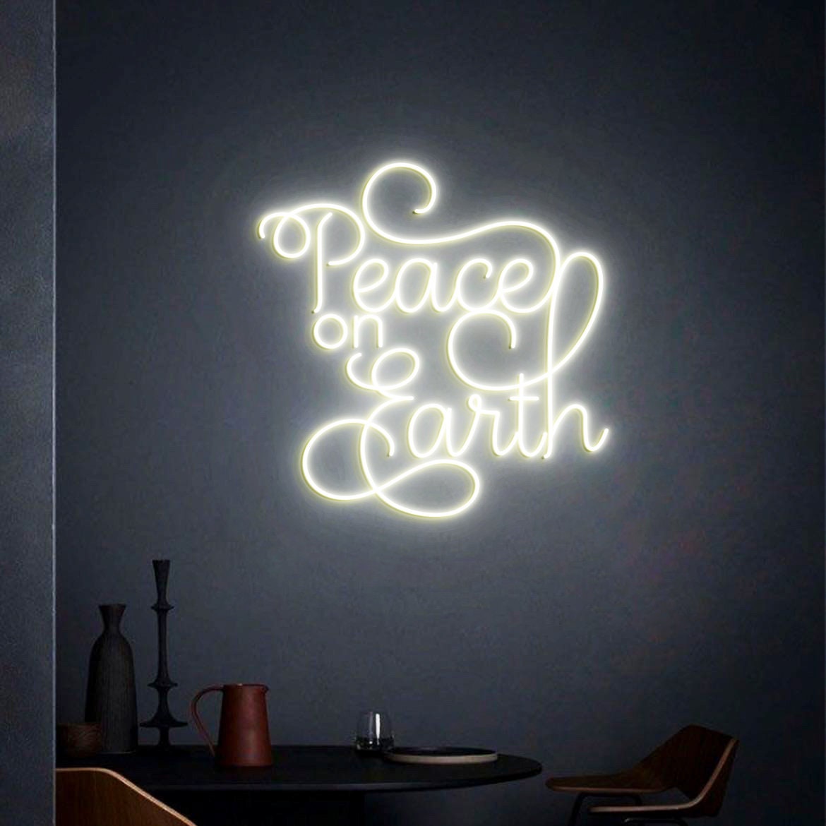 Custom Peace on Earth Sign, Peace Decorations, World Peace Sign, Peace ...