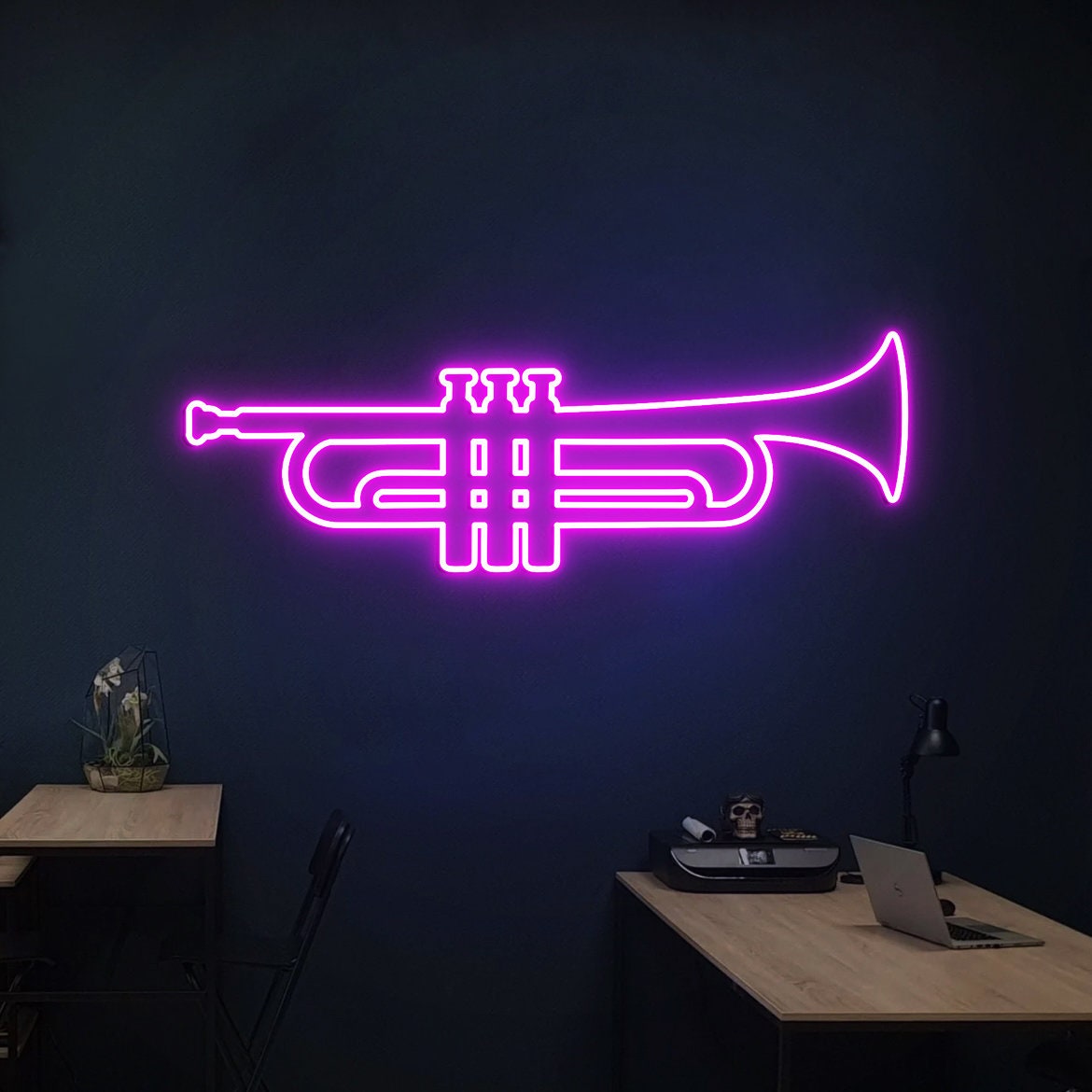Trumpet Neon Sign Trumpet Decoration Trumpet Led Sign - Etsy