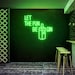 Let the Fun Begin Neon Sign, Party Bar Wall Decor, Bar Pub Club Neon ...