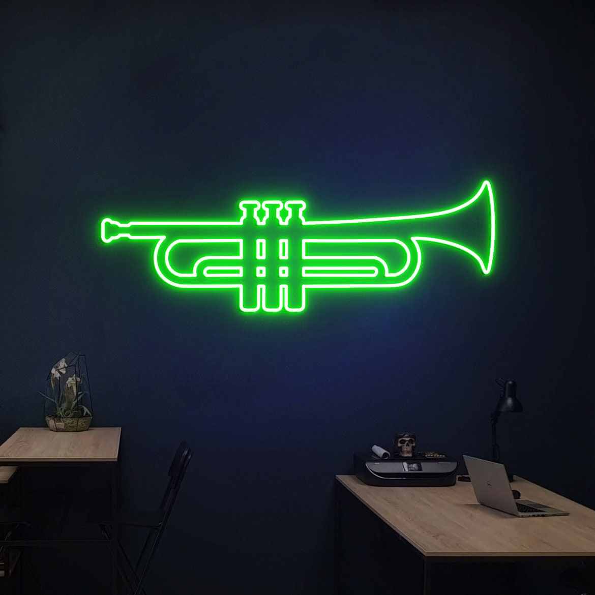Trumpet Neon Sign Trumpet Decoration Trumpet Led Sign - Etsy