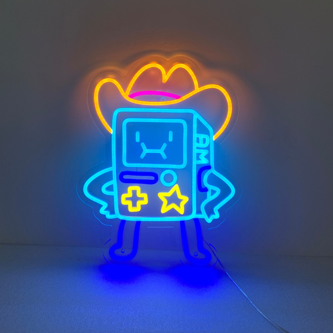 Adventure Time BMO Neon Sign, Led Sign for Nintendo Game Decor, BMO ...