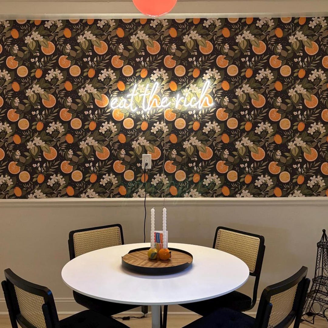 Eat the Rich Neon Sign, Eat the Rich Sign for Wall Decor, Neon Light ...