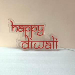 Happy Diwali Neon Sign, Happy Diwali, Diwali Decoration, Diwali Home ...