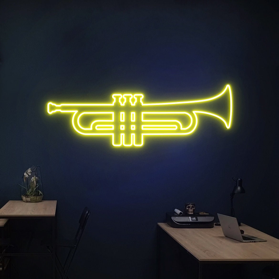 Trumpet Neon Sign Trumpet Decoration Trumpet Led Sign - Etsy