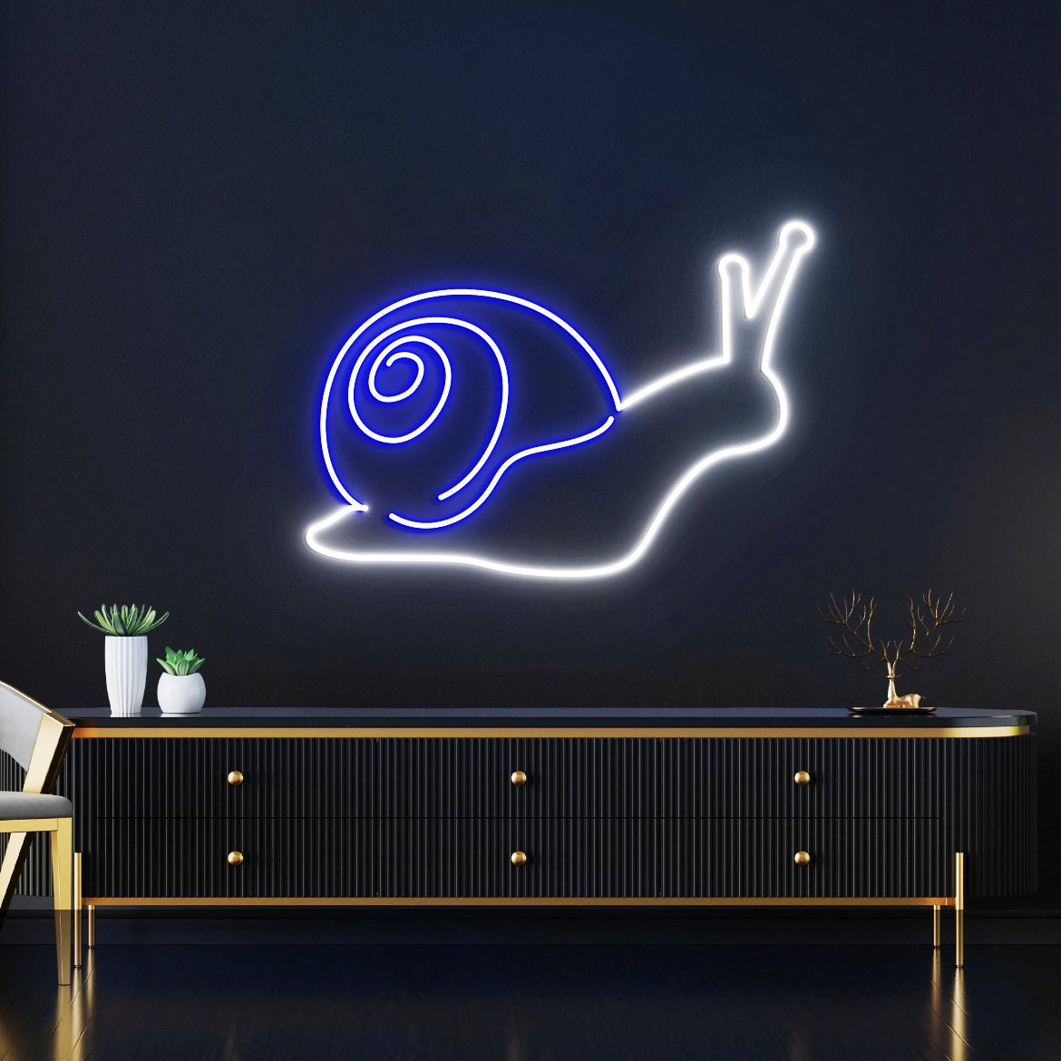 Snail Neon Sign Snail Wall Art Snail Neon Light Decorations - Etsy