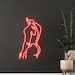 Man Neon Sign, Man Art, Male Body Art, Masculine Man Wall Art, One Line ...