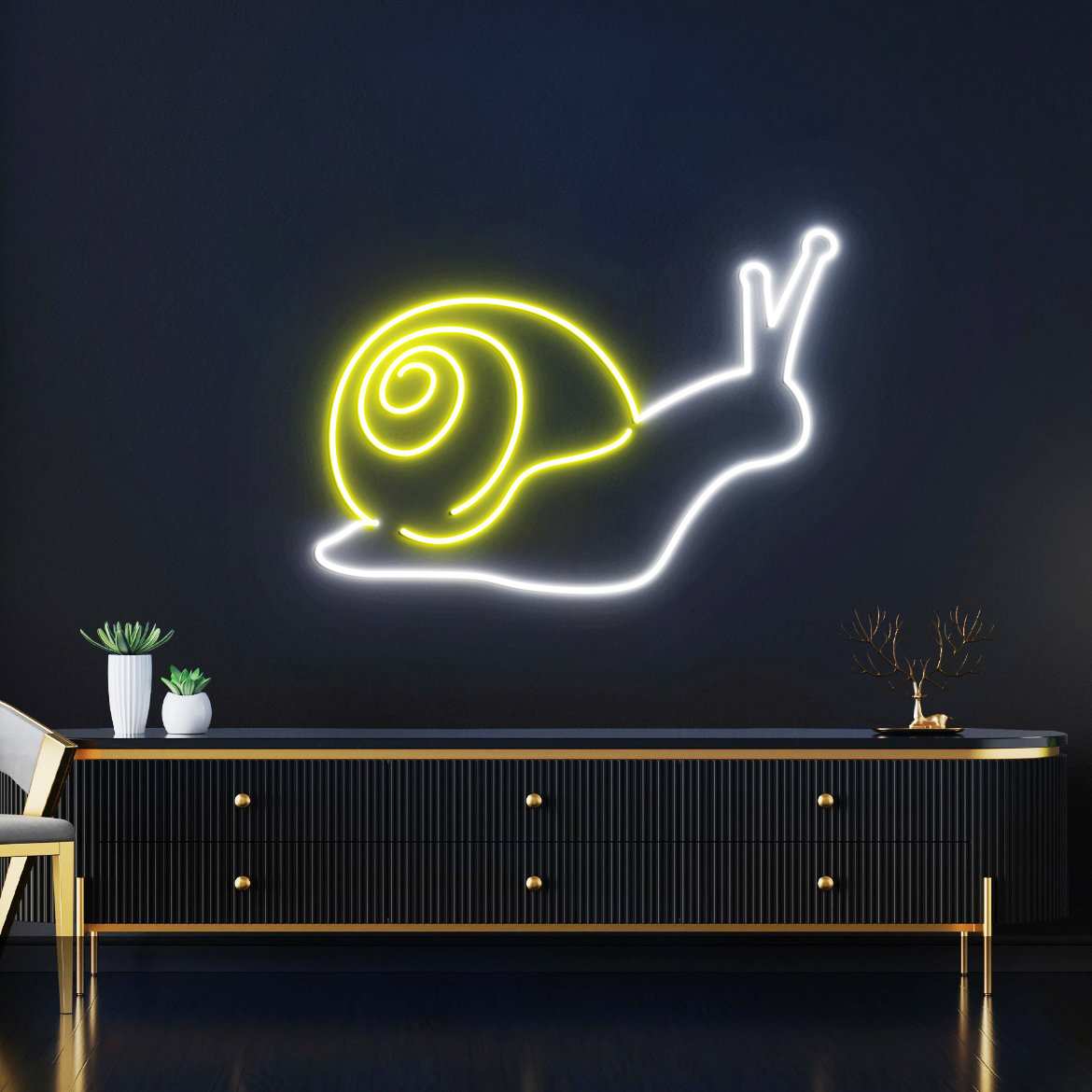 Snail Neon Sign Snail Wall Art Snail Neon Light Decorations - Etsy