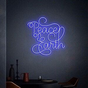 Custom Peace on Earth Sign, Peace Decorations, World Peace Sign, Peace ...