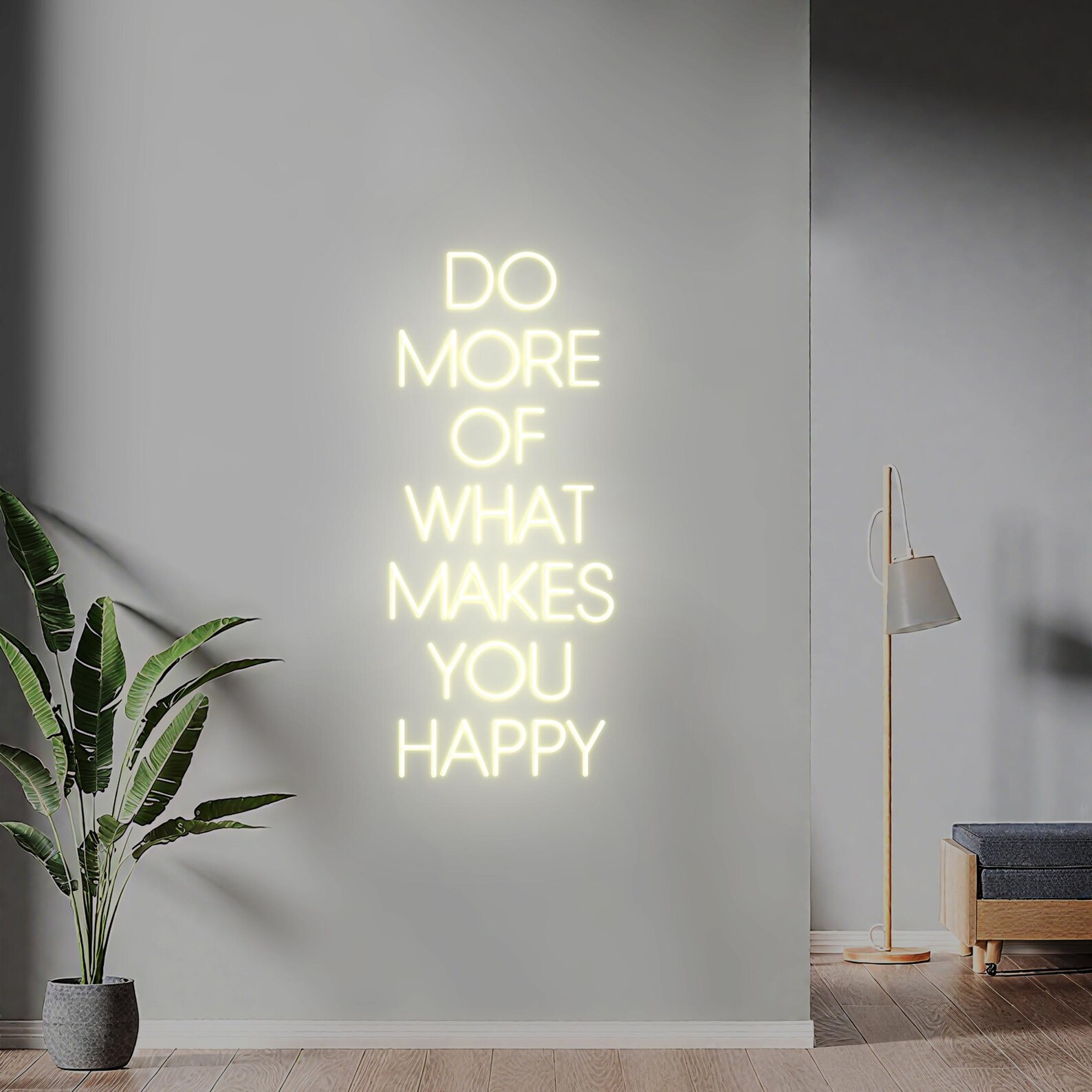 Do More of What Makes You Happy Neon Sign LED Wall Light ...