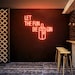 Let the Fun Begin Neon Sign, Party Bar Wall Decor, Bar Pub Club Neon ...