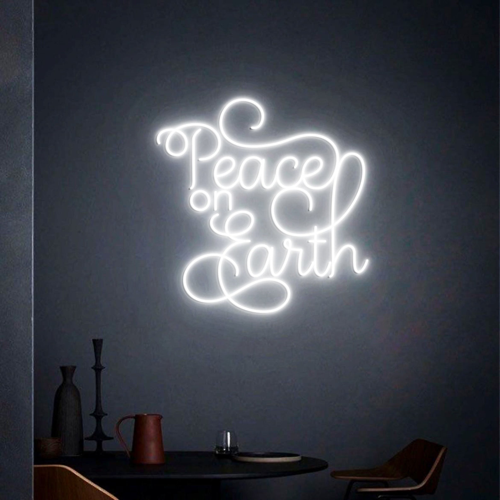 Custom Peace on Earth Sign, Peace Decorations, World Peace Sign, Peace ...