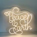 Custom Peace on Earth Sign, Peace Decorations, World Peace Sign, Peace ...