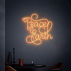 Custom Peace on Earth Sign, Peace Decorations, World Peace Sign, Peace ...