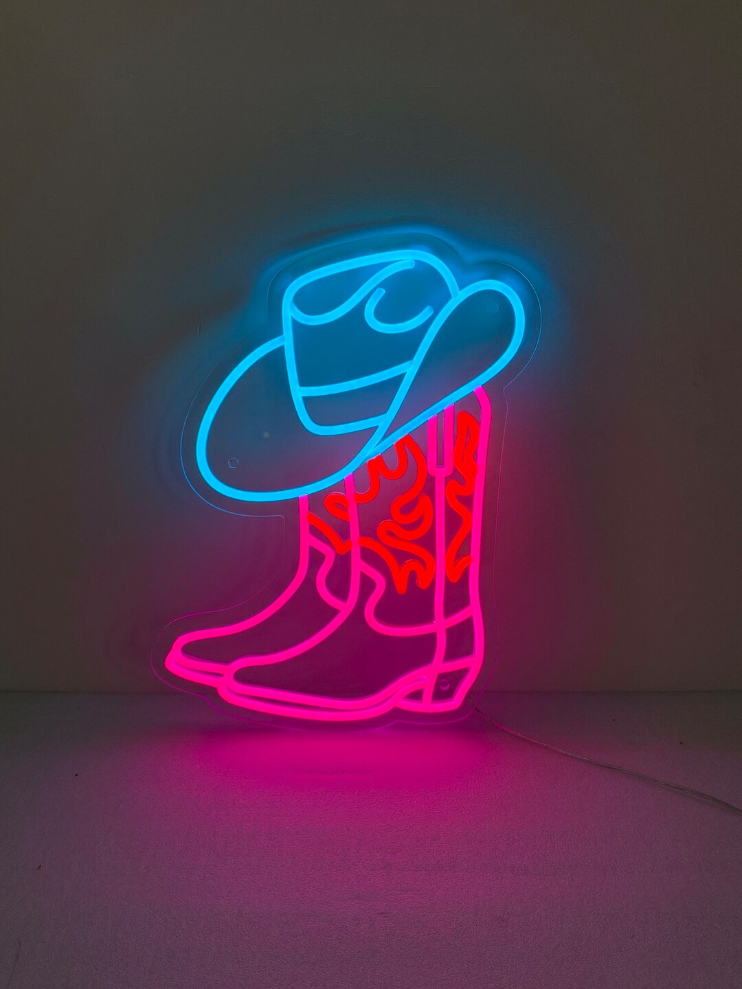 Cowgirl Boots Neon Sign, Cowgirl Boots Sign, Western Cowgirl Decor ...