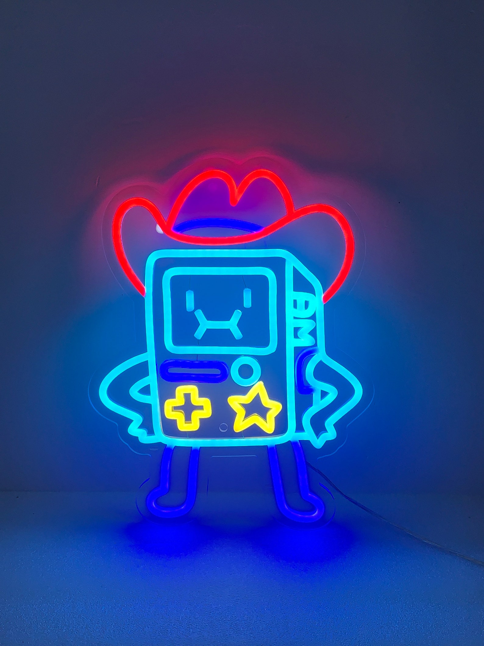 Adventure Time BMO Neon Sign, Led Sign for Nintendo Game Decor, BMO ...