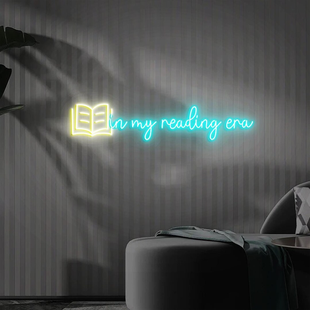 In My Reading Era Neon Sign, Custom Reading Sign for Home Reading ...