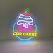 Cupcake Neon Sign, Bakery Shop Sign, Bake Shop Decor, Cupcakes Led Sign ...