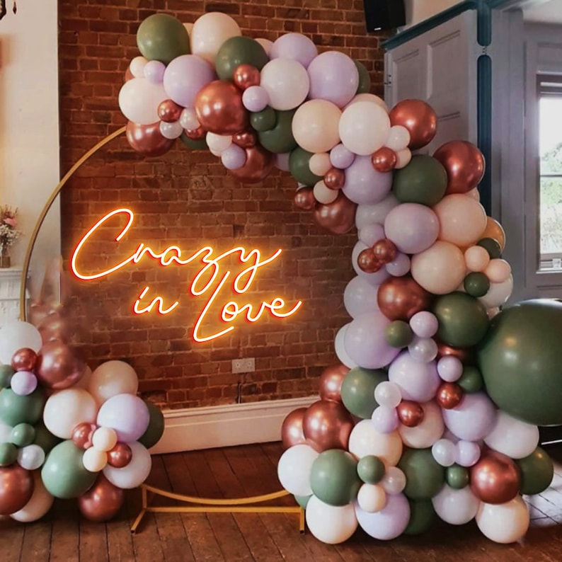 Crazy in Love, Wedding Neon, Wedding Neon Sign for Wedding Backdrop ...